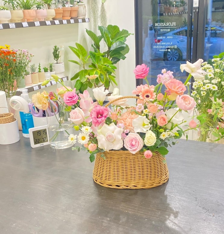 서울까지 들고 가시는~ 율하꽃집율하2지구꽃집 플로라이즌의 상견례 꽃바구니🌸 네이버 블로그