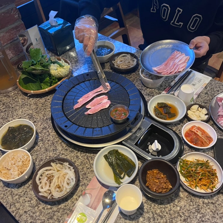 서울 개봉동 맛집 다채 깔끔한 쌈밥 전문점에서 삼겹살 먹기 네이버 블로그