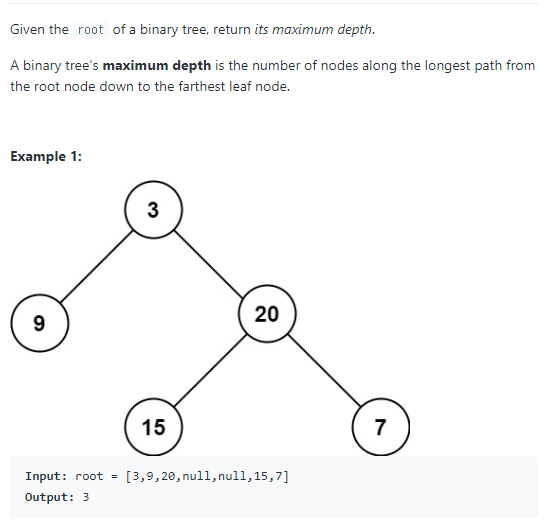 JAVA_Maximum Depth of Binary Tree_LeetCode 104 : 네이버 블로그