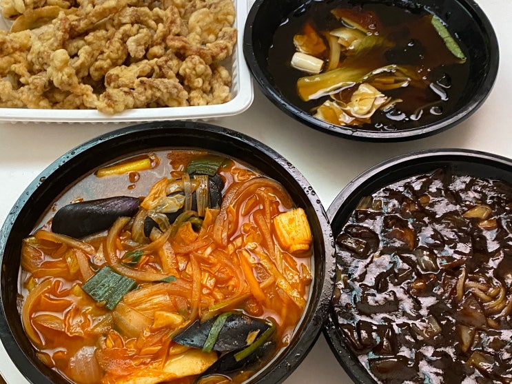 원주 단구동 중국집 맛집 연화산 탕수육 짜장면 짬뽕 포장해봤어요 : 네이버 블로그
