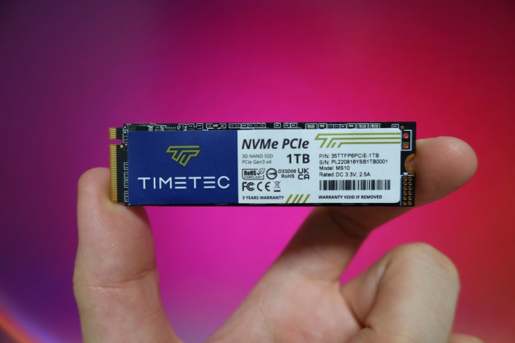 TIMETEC M.2 NVMe SSD 1TB 리뷰(11번가 아마존 M.2 SSD) : 네이버 블로그