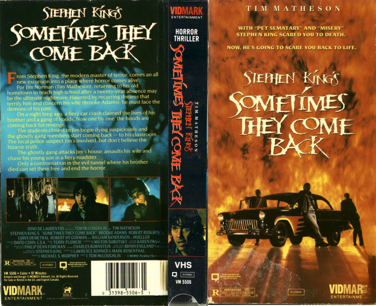 썸타임 데이 컴 백 (Sometimes They Come Back, 1991) : 네이버 블로그