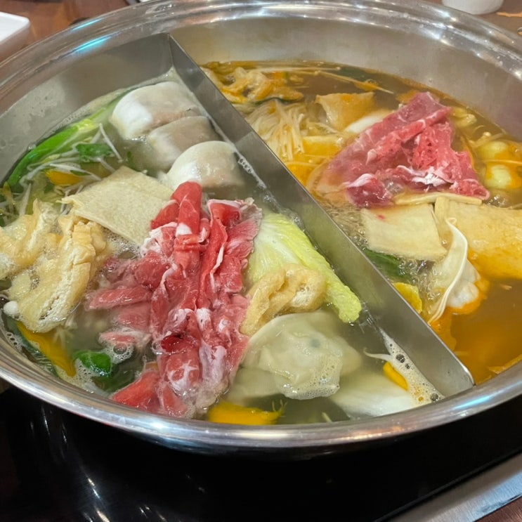 대구식당 팔공산 가족 외식하기 좋은 곳 샤브샤브 월남쌈 디저트까지 샤브50 네이버 블로그