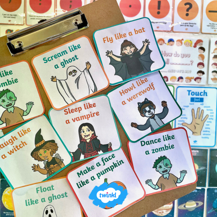 할로윈 액션 카드 (Halloween Action Cards) : 네이버 블로그