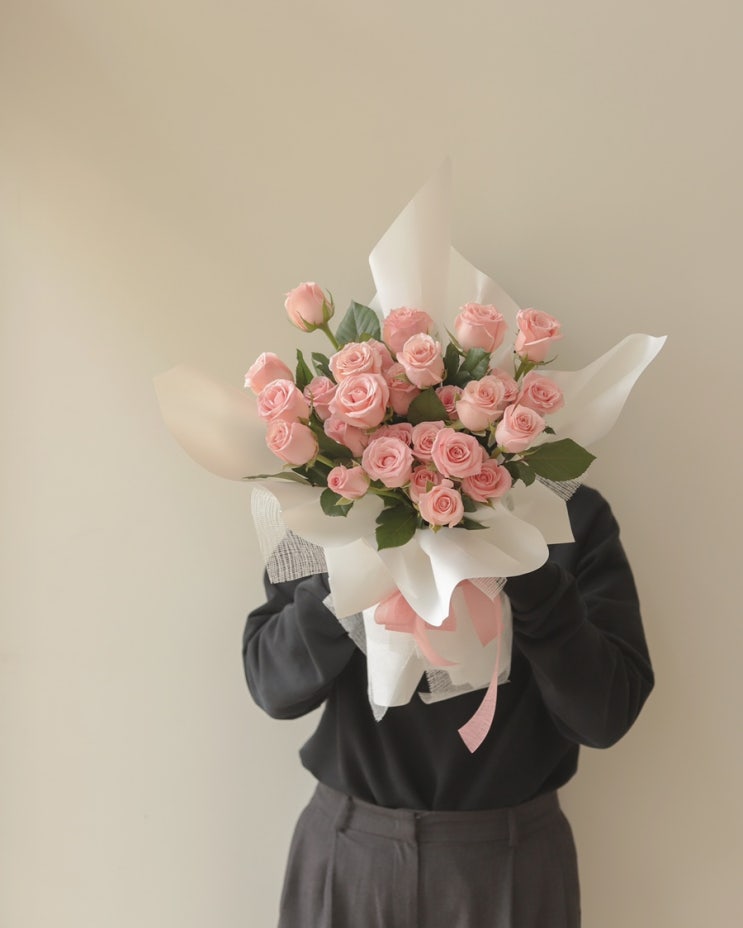 김포 결혼기념일 생일 칠순 프로포즈 꽃바구니 예쁜꽃집 핑크 장미 꽃다발 By 풍무동꽃집 연플레르 고촌꽃집 사우동꽃집