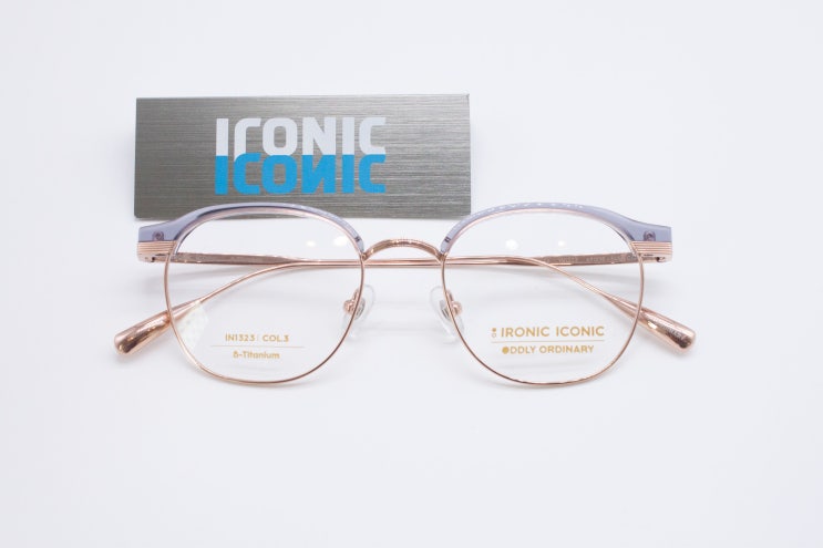 아이로닉 아이코닉(IRONIC ICONIC)IN1323 C.03 투명블루/골드칼라티타늄 하금테 안경테 양천구 목동 신정동 페이지 ...
