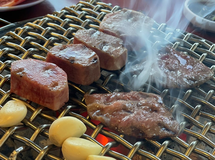 남영동숙대입구 한우 투뿔 1 Bms9 최상급 고기 맛집 소의 혀는 무슨맛일까 👅 초원 네이버 블로그
