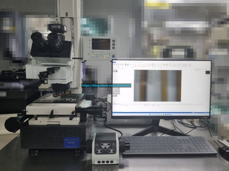 올림푸스 공구현미경 STM7으로 XYZ축 측정하기 : 네이버 블로그