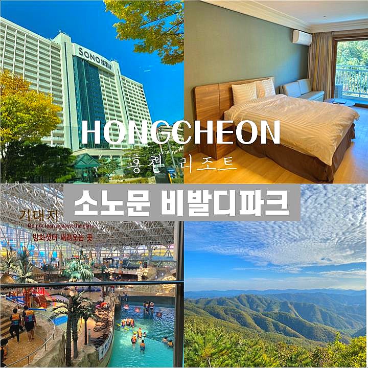 홍천 소노벨 비발디파크 리조트 내 음식점 워터파크 루지 곤돌라 골프장 후기 네이버 블로그