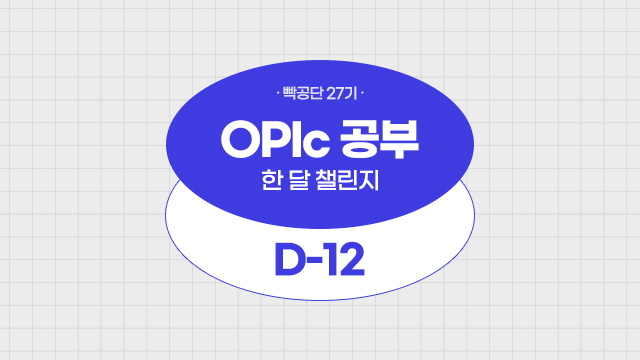 [빡공단 오픽/D-12] OPIc 공부 19일차 : 네이버 블로그