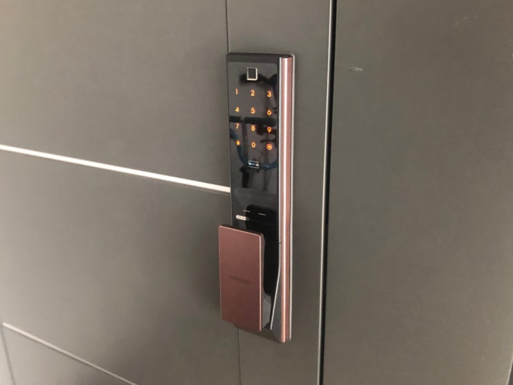 수원도어락 교체 전문 업체 삼성도어락 SHP-DP951 설치 : 네이버 블로그