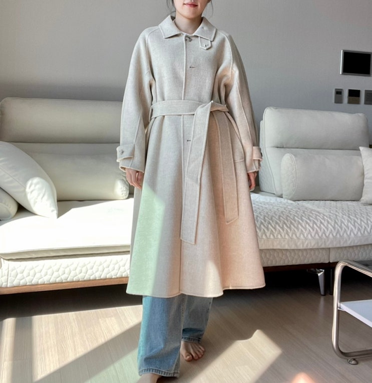[링서울 - handmade wool trench CT] 링서울 코트 후기 yellow beige/s : 네이버 블로그