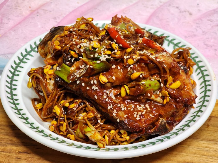 반건조 우럭 요리 우럭찜 만드는법 콩나물찜도 먹고 네이버 블로그
