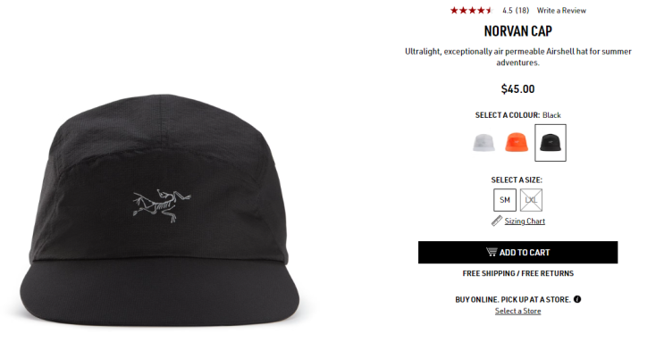 전문가들이 꼽는 인생 아웃도어브랜드 아크테릭스 모자 /Norvan cap/ HEAD TOQUE 캐나다 구매대행, 배송대행😍 ...