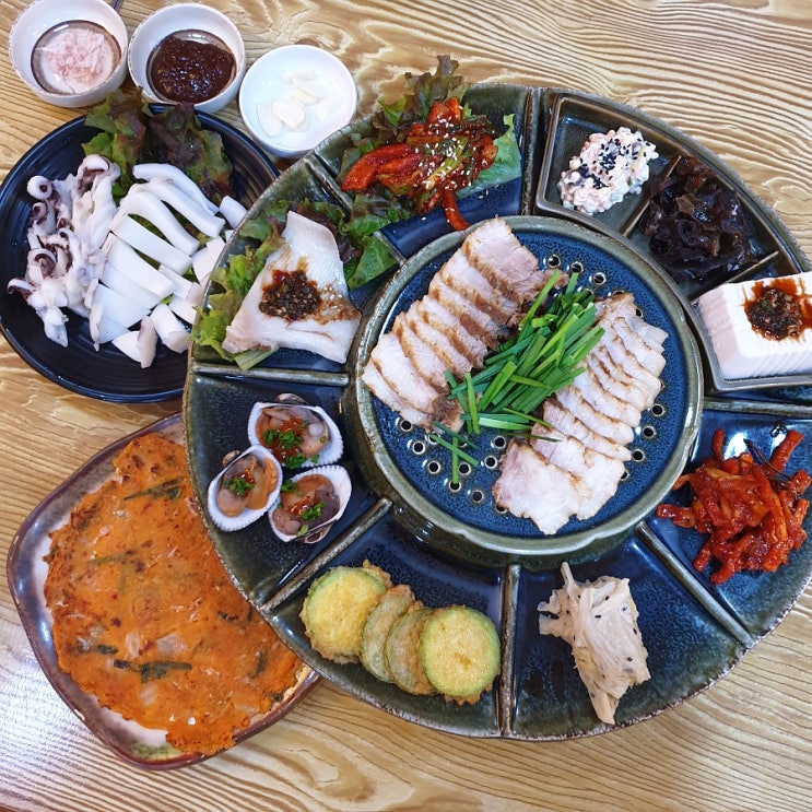 부천시청맛집 부천가족모임 추천 다온황제해물문어보쌈 중동점 네이버 블로그