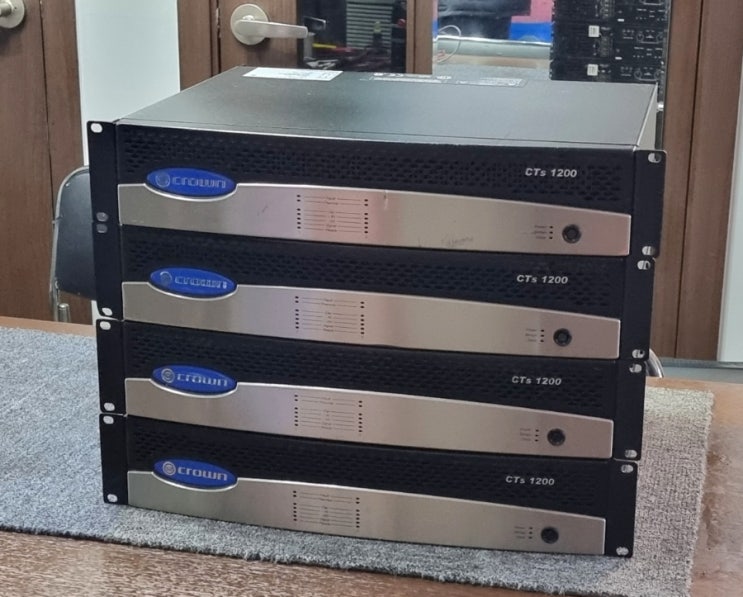 파워앰프중고 크라운 CROWN CTs 1200 : 네이버 블로그