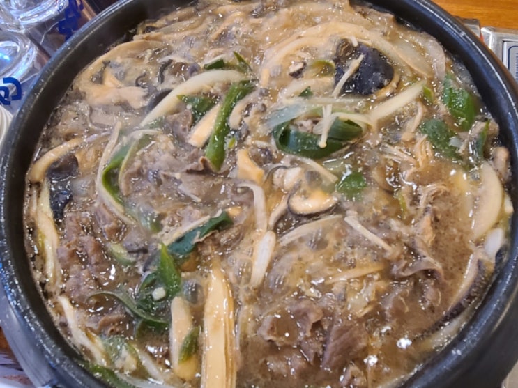 음성 충북혁신도시 맛집 한우목장정육식당한우버섯불고기전골 네이버 블로그