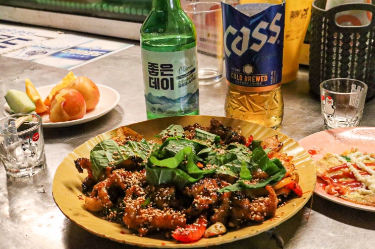 부산 서면 롯백후문 포차거리 해오름 포장마차 후기 네이버 블로그
