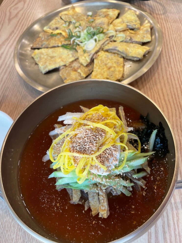 맛집 38 목감 물왕리 맛집 박군자진주냉면 시흥점 냉면 육전 맛집 허영만 식객 만화 시흥 목감 물왕리