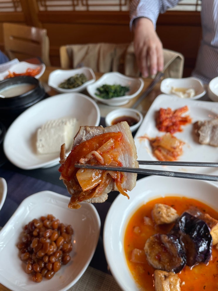 의왕 백운호수 맛집 여기가 한옥마을인가 한정식 직접 만든 두부로 만드는 자연콩주차정보 네이버 블로그