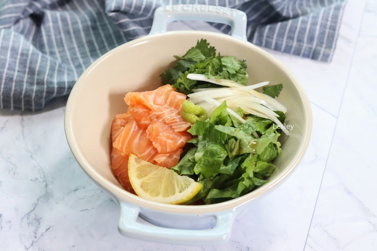 연어덮밥 만들기 생연어요리 소스 연어회덮밥 집에서 간단한 요리 네이버 블로그