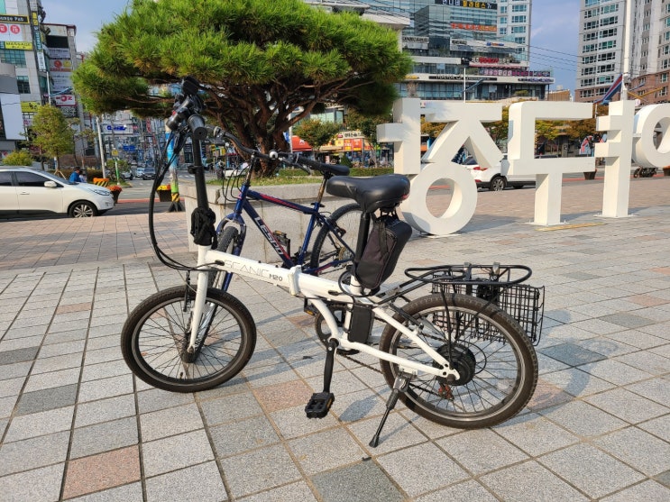[부산 사직야구장] 전기 자전거 SCANIC M20의 추억 : 네이버 블로그