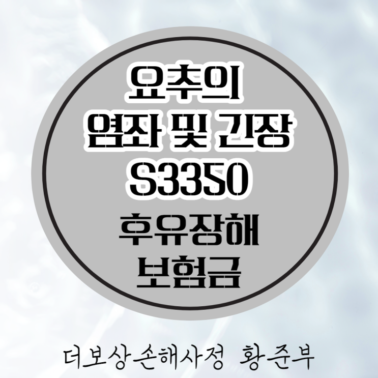 용인손해사정 후유장해보상사례 요추의 염좌 및 긴장 추간판장애 S3350 M518 네이버 블로그