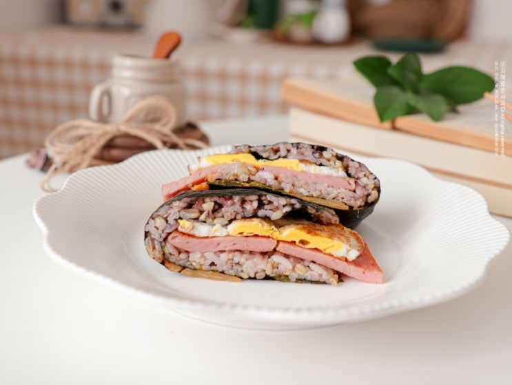 사각김밥만들기 초간단 접는김밥 스팸 더한 네모김밥 레시피 네이버 블로그