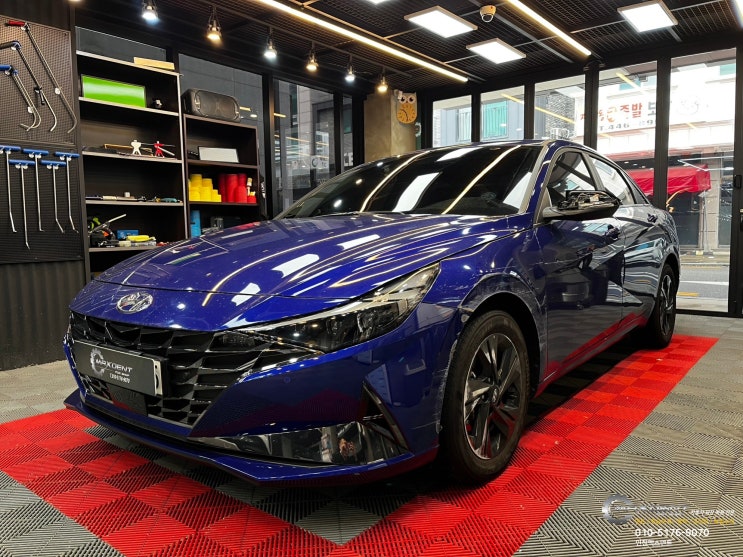 시흥 자차 보험수리 아반떼 CN7 졸음운전 접촉사고 복원. : 네이버 블로그