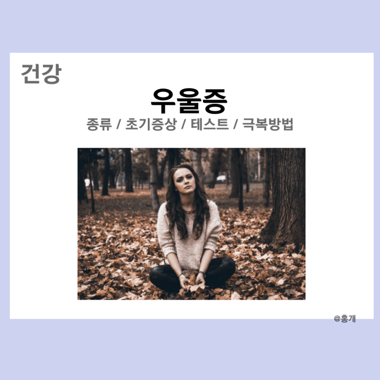 우울증 테스트 극복방법 우울증 종류 우울증 초기증상 우울장애 네이버 블로그