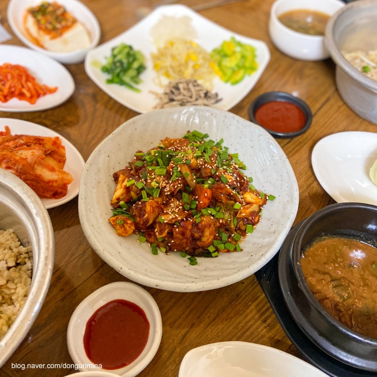 송백보리밥 여주 수유미식회 맛집 보리밥 제육볶음 가성비 한식 주차 영업 시간 화장실 메뉴 추천 네이버 블로그