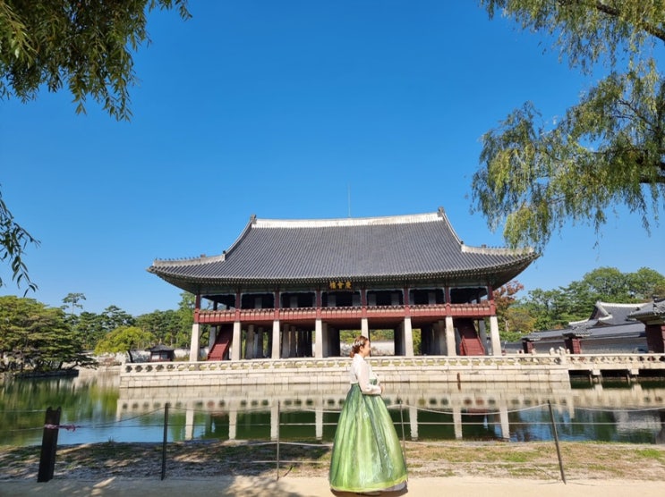 서울경복궁 북촌 인사동 한복 대여 추천 인코리아한복경복궁한복대여시간 팁한복단발머리 네이버 블로그