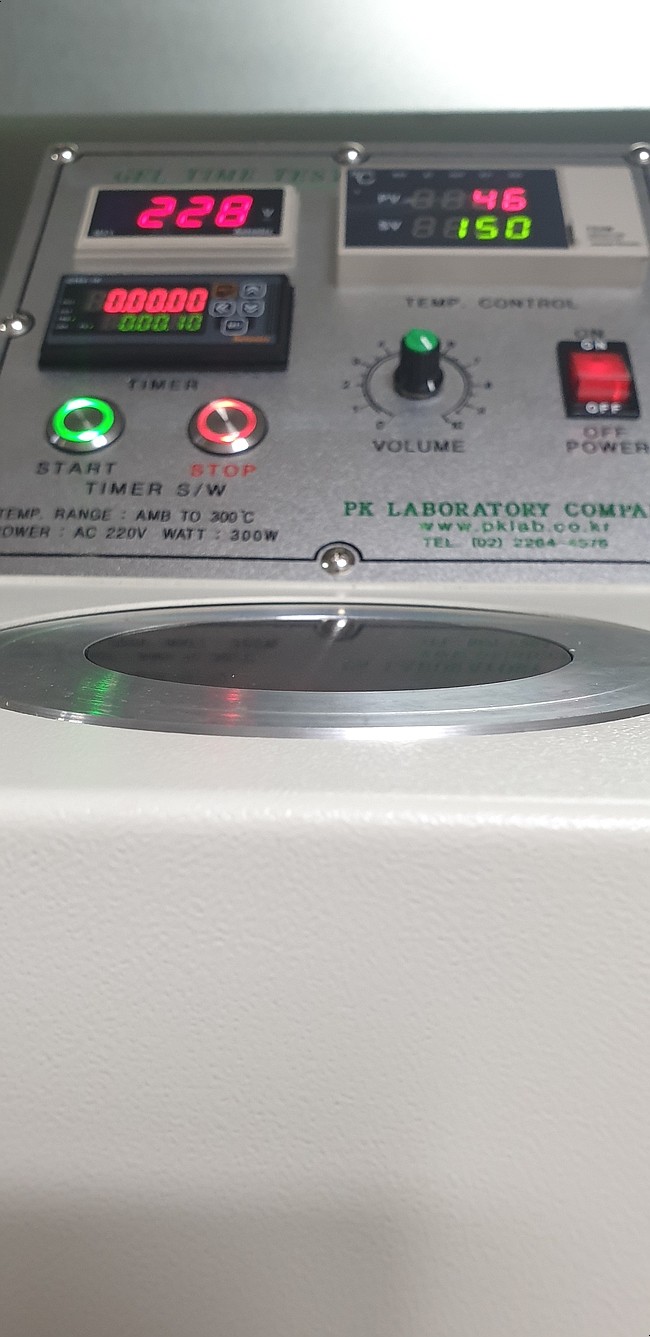 Digital Gel Time Tester Heating Plate / Gel Timer / PK-2014HTD / 디지탈 ...