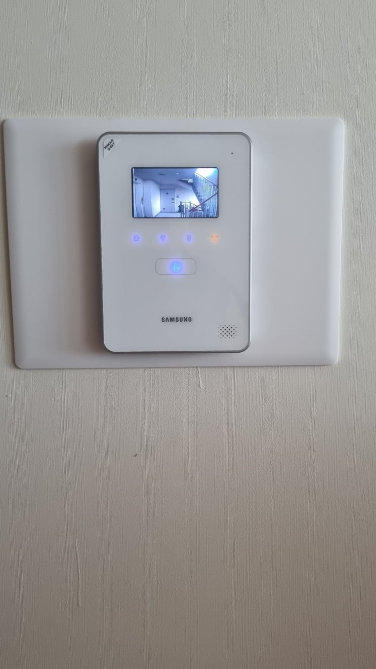파주시 동패동 한울마을2단지벽산블루밍아파트 인터폰교체 삼성비디오폰sht-3625 : 네이버 블로그