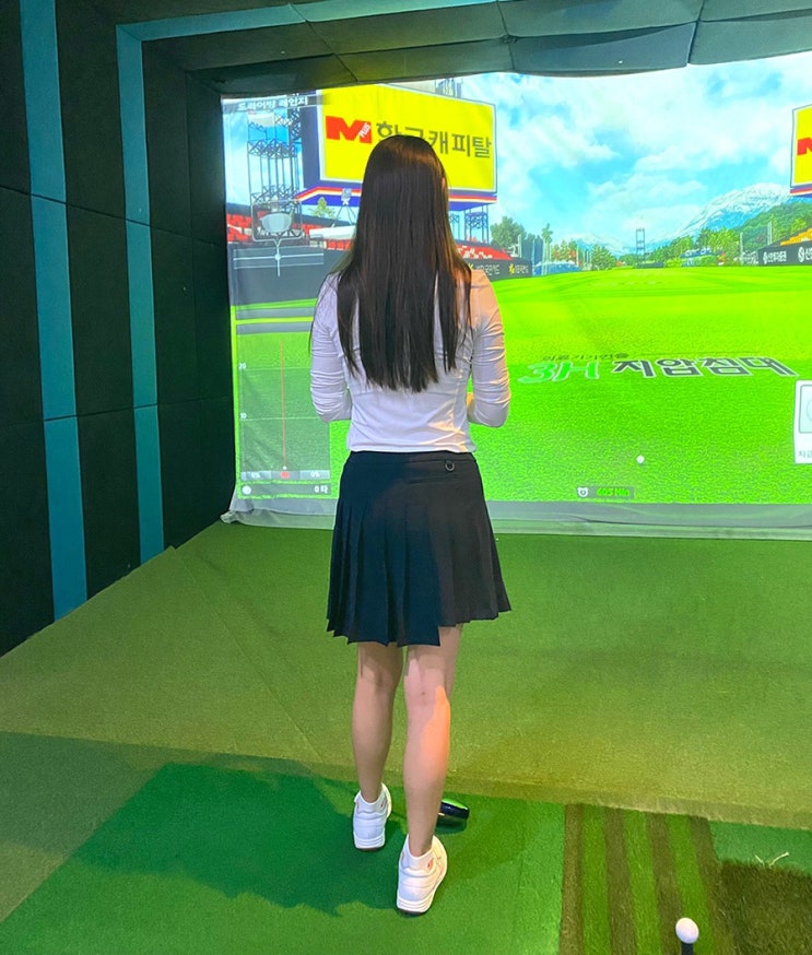 여성골프복 가성비골프웨어 홀릭앤플레이 골프치마 플리츠스커트 추천 네이버 블로그