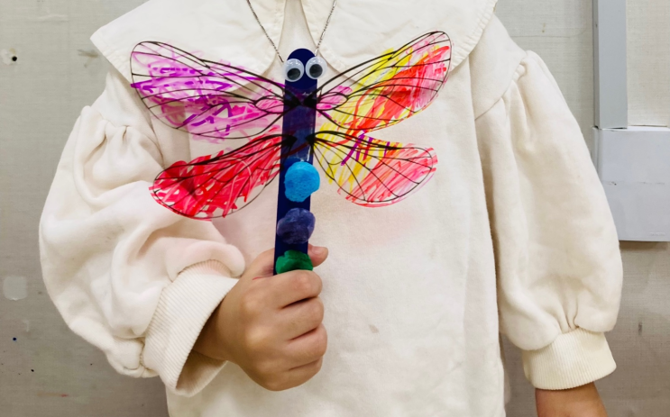 잠자리를 만들어요! OHP 필름으로 만드는 신기한 미술놀이(+도안나눔) : 네이버 블로그