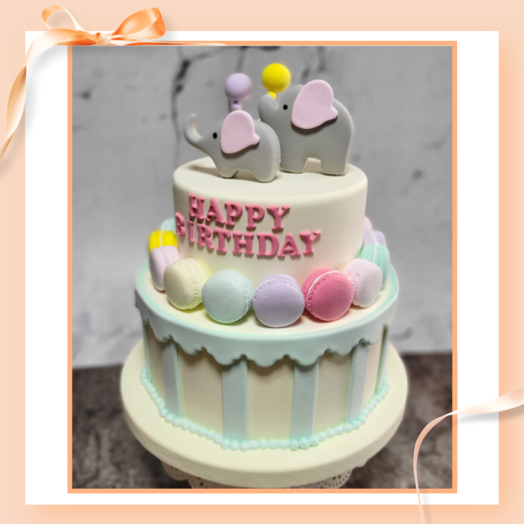 코끼리 모형클레이케이크 유치원생일잔치 데코용 쿠팡판매 : 네이버 블로그