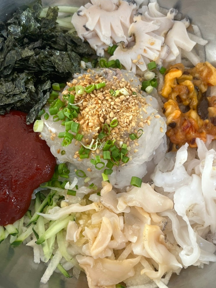 포항 물회 맛집 마라도회식당 명불허전 물회 맛있게 먹는법 네이버 블로그
