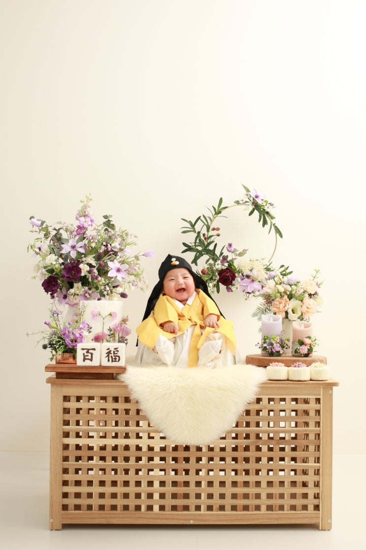 아기 백일사진 컨셉 촬영 파주 일산 봄이 왔어요 에서 찍었어요 네이버 블로그
