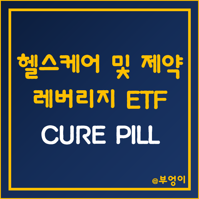 미국 헬스케어 레버리지 ETF - CURE, PILL 주가 및 수익률 (의료기기 관련주 및 바이오 테마주 투자) : 네이버 블로그