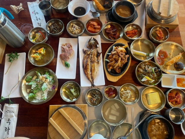 [강화도당일치기여행]한정식집 수라정에서 밥먹고 바로 옆 한옥카페 희소식에서 라떼까지 완벽ღ : 네이버 블로그