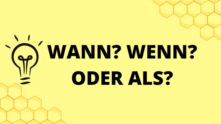 헷갈리는 'wann, wenn, als' 해결해드립니다! : 네이버 블로그