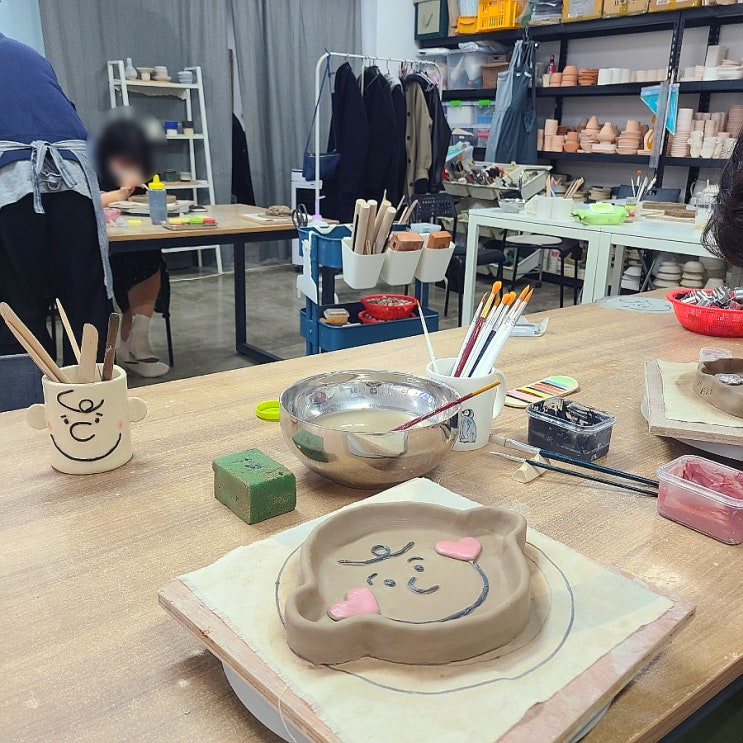 체험실내 그릇만들기 원데이클래스 부천 스톤도자기공방 ㅣ주차ㅣ이색데이트 네이버 블로그