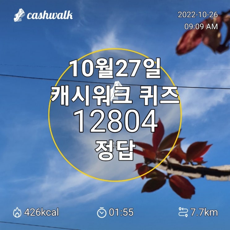 10월27일 대한민국도시농업박람회 키토선생 크리넥스 CJONE 소휘 스테디자임 효소 글루타치온 [캐시워크 돈버는퀴즈 정답 10/ ...