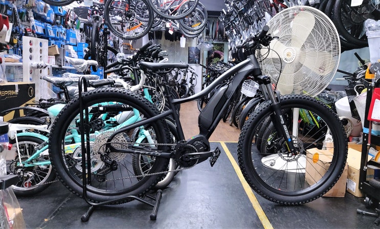 용인자전거수지자전거분당자전거 시마노 구동 E Mtb 275 Mtb 전기자전거 2022년 첼로 불렛 Xc 60 출고