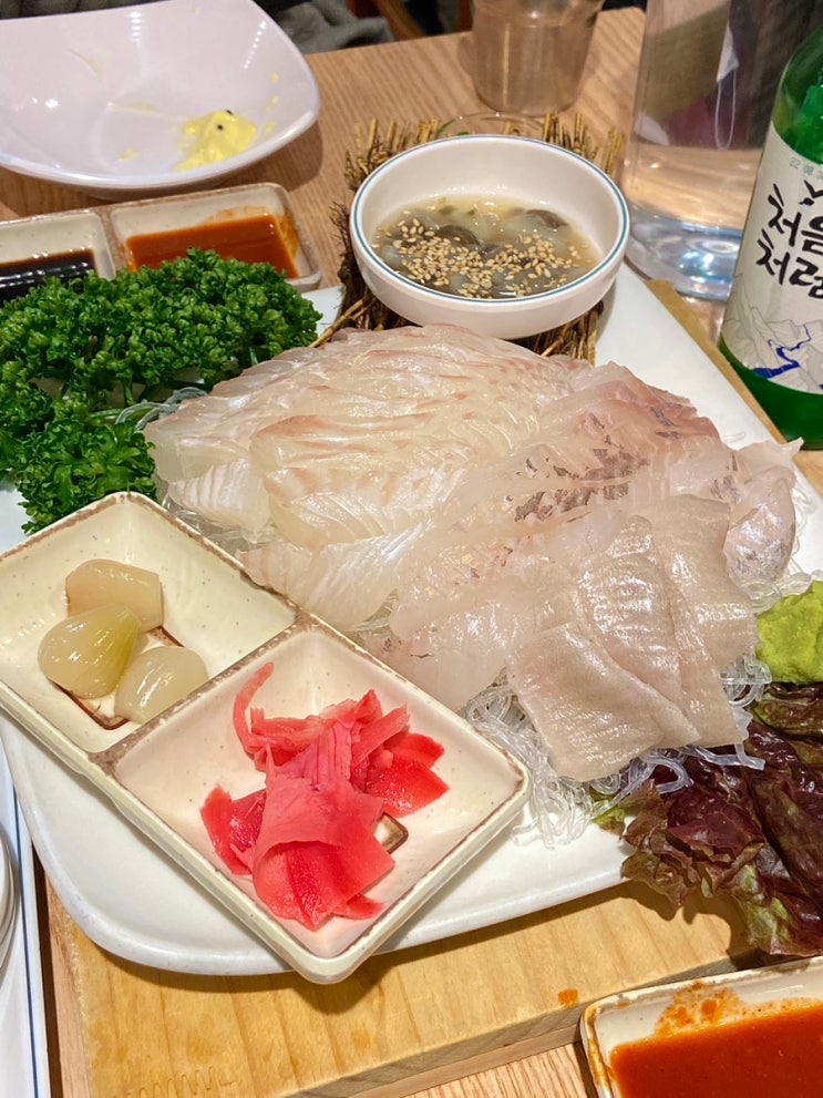 서울시청 맛집 알찬 구성에 매운탕까지 너무 맛있는 광어우럭 횟집 미시령너머” 네이버 블로그