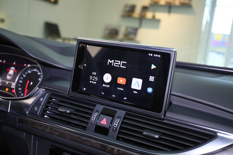 아우디 A6 내비게이션, 안드로이드 아틀란 다되는 한국산 M2C 200A : 네이버 블로그