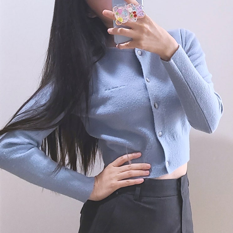 낫유어로즈 더현대서울 팝업매장에서 가디건 사왔어요 : 네이버 블로그