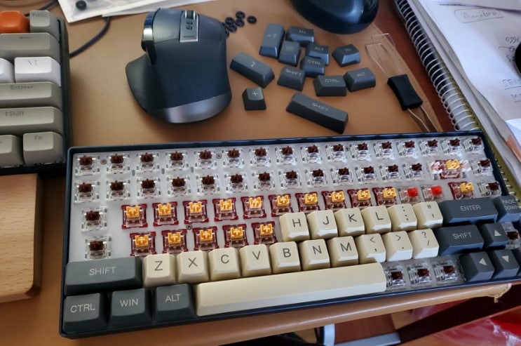 CIY TES84 베어본 기계식 키보드 키트 : 네이버 블로그