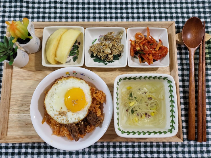 백종원 요리비책 깍두기 볶음밥 만들기 초롱무로 깍두기 볶음밥 만들기 레시피 네이버 블로그
